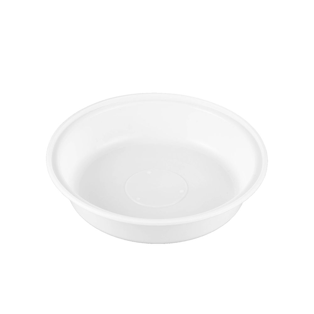 1200P | 8" White Round PP Bowl (Base Only) - 300 Pcs – Patek Packaging