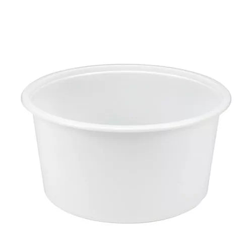 50oz White PP Bowls (Base Only) - 300 Pcs | Patek Packaging