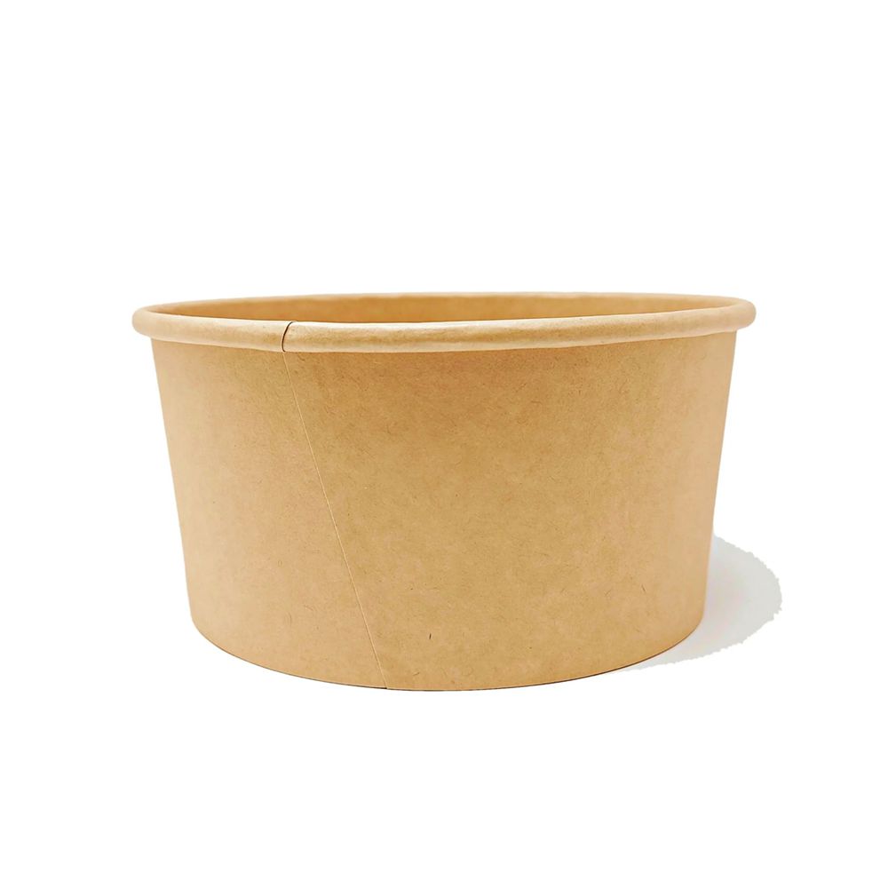 32oz - 1000ml Kraft Round Paper Bowl – Patek Packaging