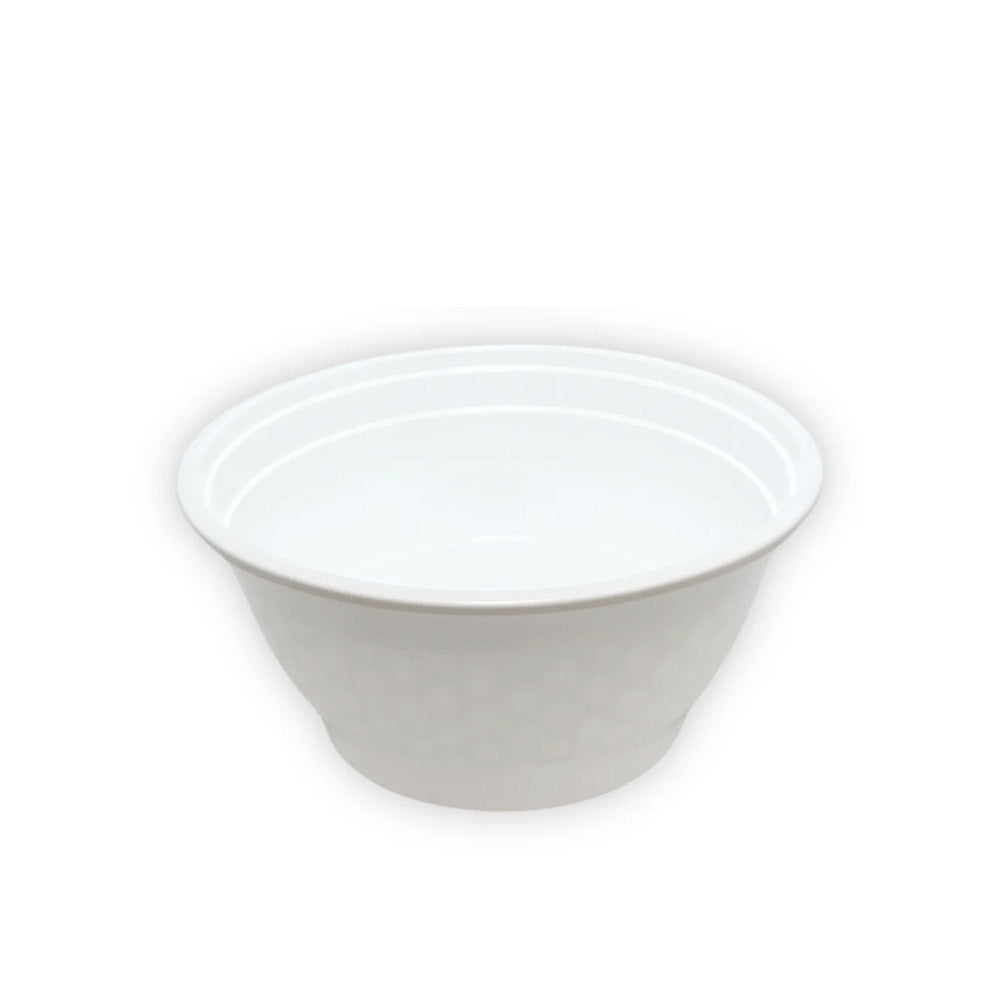 Microwaveable White PP Bowl - Sturdy & Lightweight – Patek Packaging