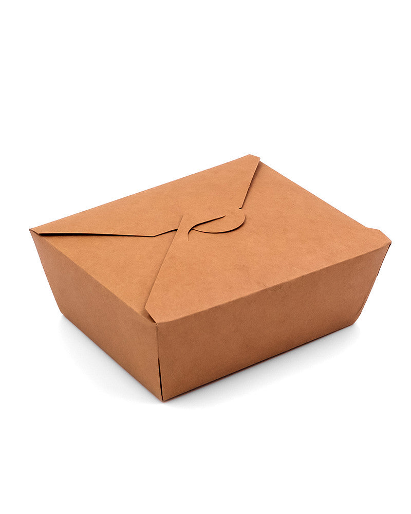 Eco-Friendly Kraft Take-Out Box - 69 Oz | Patek Packaging