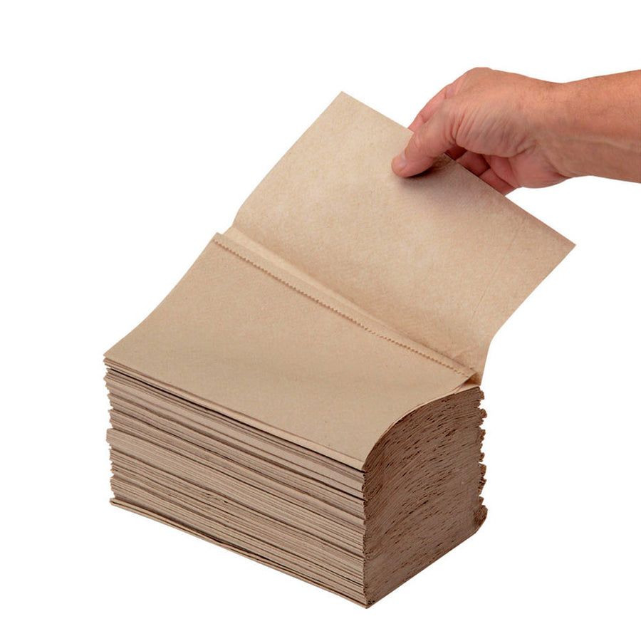 Pur Value 1 Ply Single Fold Kraft Towel - 4000 Pcs